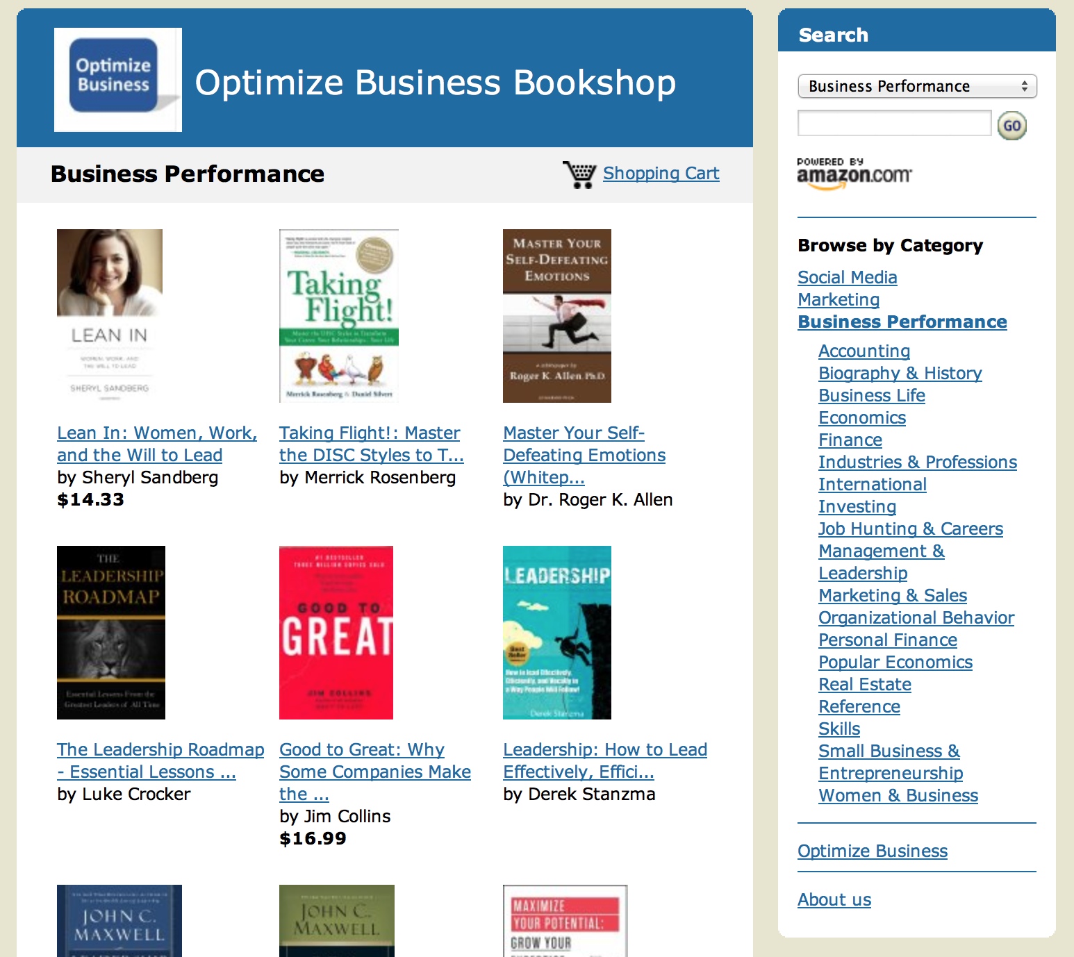 Bookshop | Optimize Business